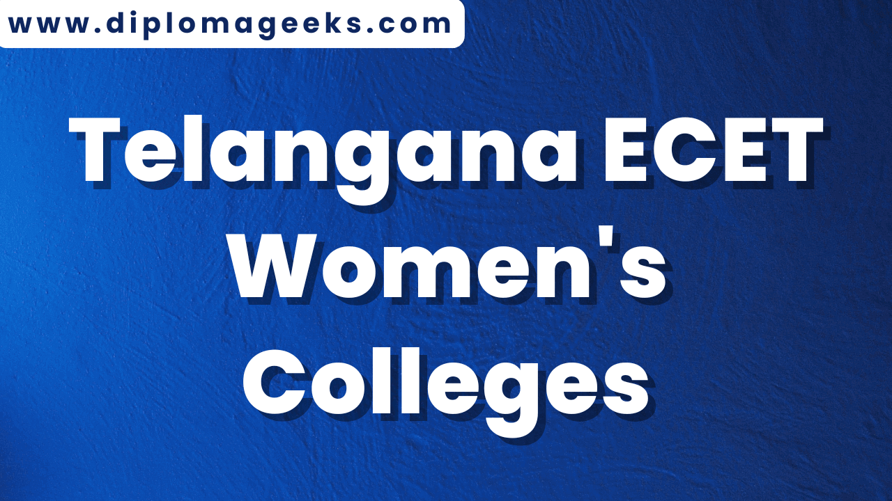 Telangana ECET Girls Colleges