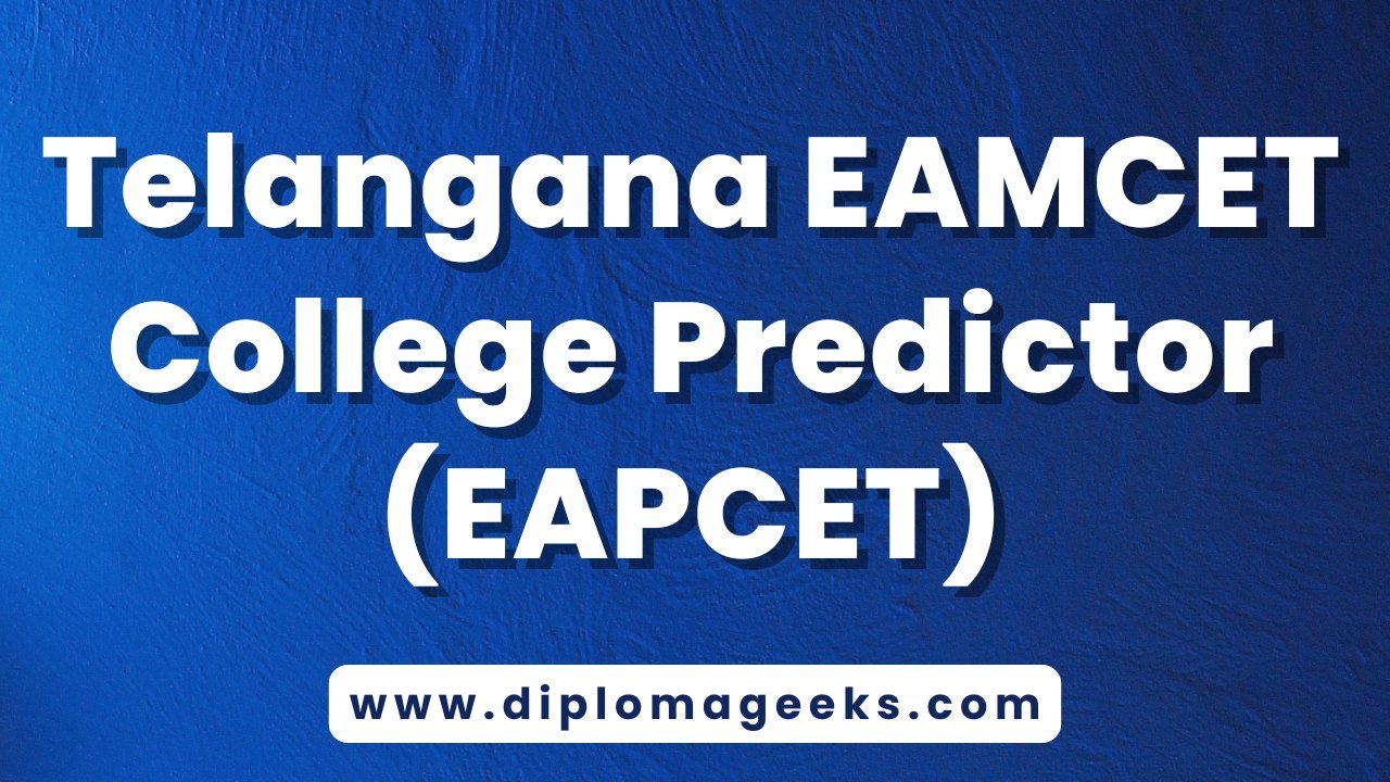 Telangana EAMCET College Predictor 2025